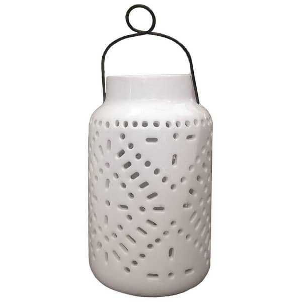 solar lantern ceramic