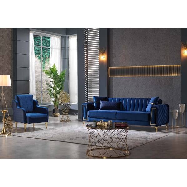 Oreos 4-piece Living Room Set Two Sofa And two Chair - Bed Bath ...