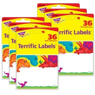 Dino-Mite Pals® Terrific Labels™, 36 Per Pack, 6 Packs - Multi - Bed ...