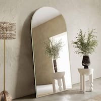 Large Modern Full Length Aluminum Alloy Floor Standing Mirror - Bed ...