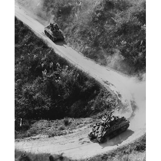 Allied Tanks Use The Burma Road For The First Time In Two Years In Jan ...