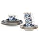 STP Goods Melody of Flowers Bone China Dinnerware Set of 20 for 4 pers ...