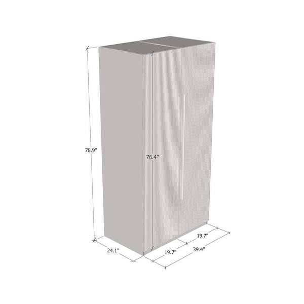 Adeline 1D1D Wardrobe - Bed Bath & Beyond - 39174627