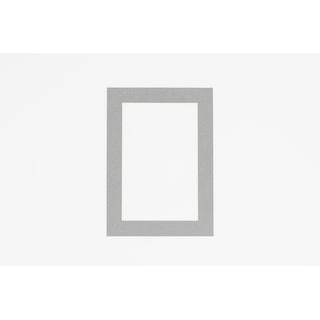 8.5x11 Mat Bevel Cut for 7x9 Photos - Acid Free Mid Grey Precut ...