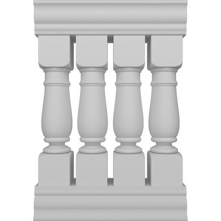 Fiberthane Oxford Balustrade Railing Kit, Style N (7 5/8" On-Center ...