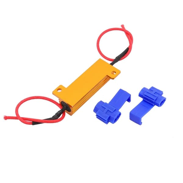 2 Pcs 50W 6RJ Load Resistor Fix LED Bulb Fast Flash Turn Signal Blink ...