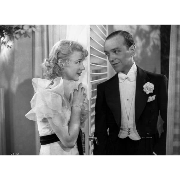 Fred Astaire and Ginger Rogers Scene from Top Hat Film Photo Print ...