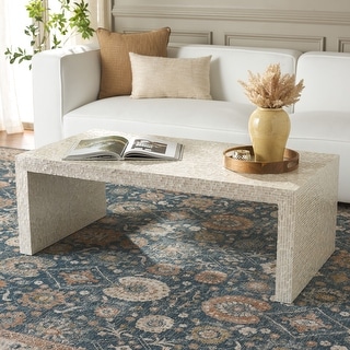 SAFAVIEH Scarlett Rectangle Coffee Table - 48"W x 24"D x 17"H - Bed Bath & Beyond - 42567246