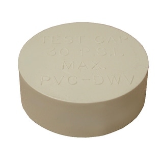 Jones Stephens T35001 1-1/2 DWV TECHNO TEST PLUG Cap - White - Bed Bath ...