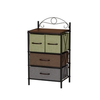 Household Essentials 4-Drawer Side Table - Bed Bath & Beyond - 17663600