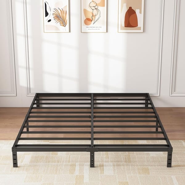 simple metal double bed frame