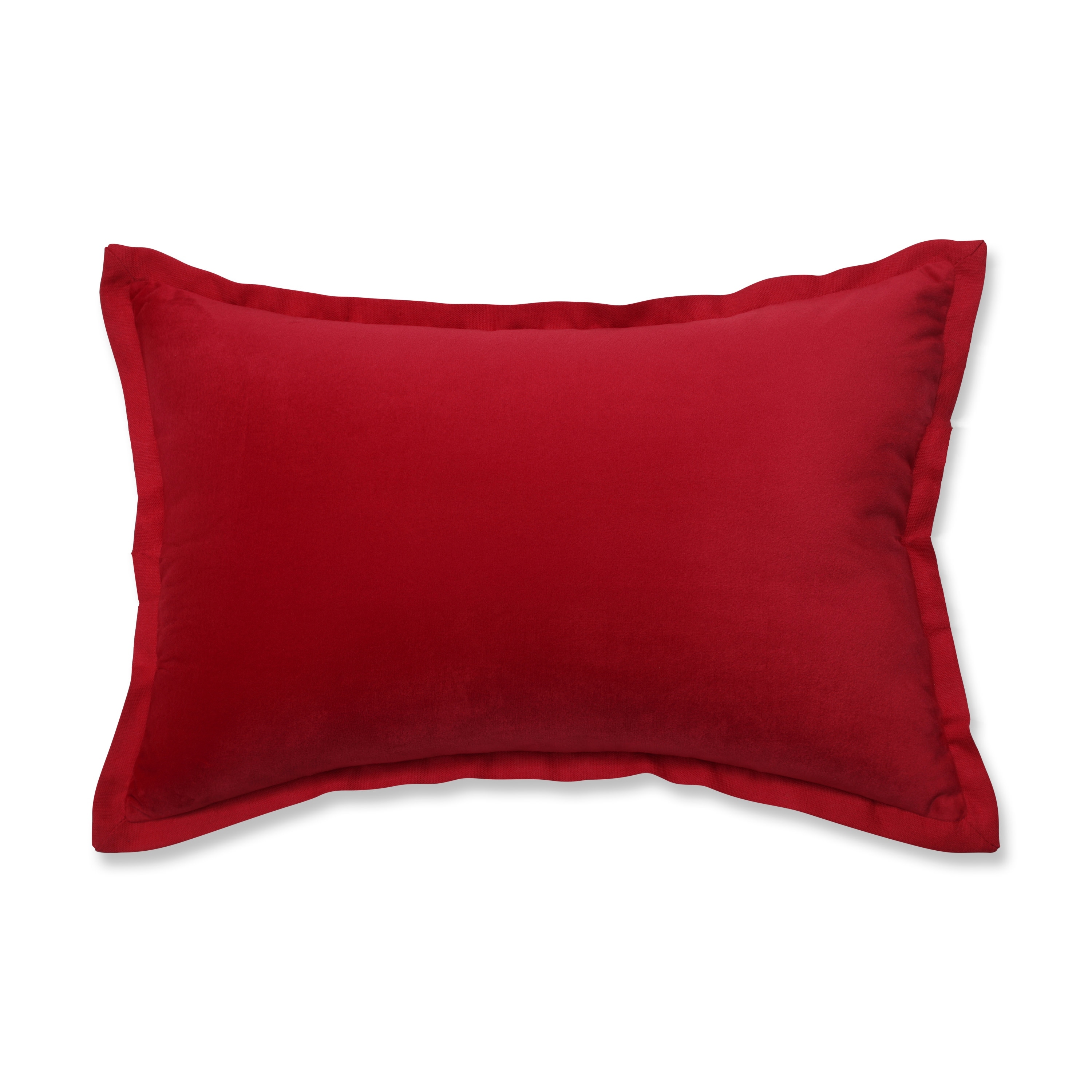 Pillow Perfect Indoor Christmas Velvet Flange Red Lumbar Rectangular pillow-perfect-indoor-christmas-velvet-flange-red-lumbar-rectangular