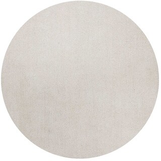 6' Ivory Round Indoor Shag Rug - 3'6" Round - Bed Bath & Beyond - 39703823