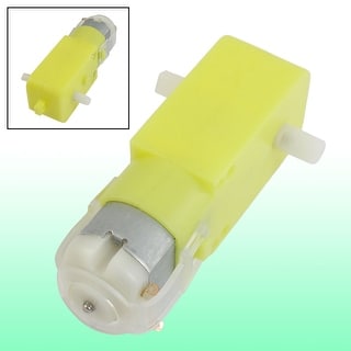 DC 6V 100RPM Robot Intelligent DIY Dual Shaft Gear Motor for MCU ...