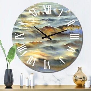 Designart 'Sunlight Reflections of Evening Time Waves' Lakehouse wall ...