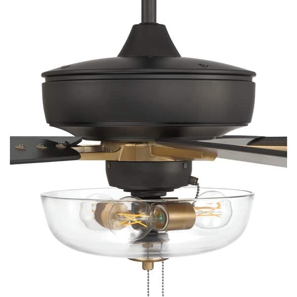Craftmade S1015-60BWNFB Super Pro 60" 5 Blade Indoor LED Ceiling Fan ...
