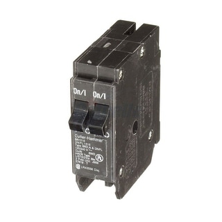 20 AMP Plastic BR Twin Single Pole Breaker 120-240V Black Circuit ...