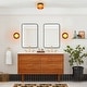 Rennnsan Modern Dome Dimmable LED Bathroom Vanity Light/Glass Dimple ...