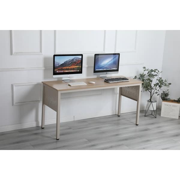 63" Classic Home Office Computer Desks Workstation Desks Metal ...