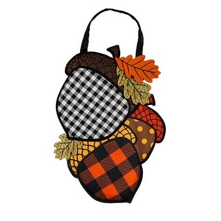 Buffalo Check Acorn Door Decor - Bed Bath & Beyond - 36329539