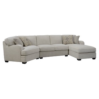 Porch & Den Diana Ivory Tan Chofa Chaise Sectional - Bed Bath & Beyond ...