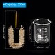 300ml Low Form Glass Beaker with Brush, 3.3 Glass Graduated Measuring ...