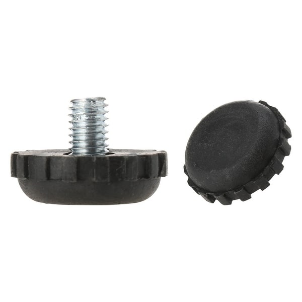 M8 x 10 x 30mm Hand Screw Furniture Glide Leveling Feet Adjustable ...