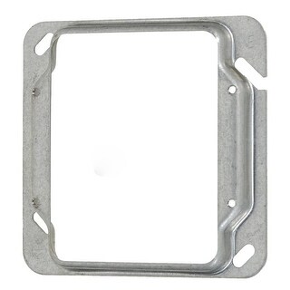 4 in.Square Galvanized Steel Box Cover in Galvanized Steel American ...