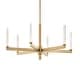 Kichler Lighting Sycara 36.25 in. 6-Light Integrated LED Chandelier ...