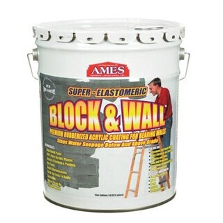 Ames BWRF5 Block & Wall Liquid Rubber Paint, 5 Gallon - Bed Bath ...