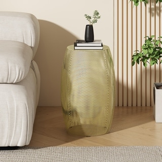 Christopher Knight Home - Emery Round Metal Hollow Side Table - Bed Bath & Beyond - 41793044