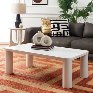SAFAVIEH Aldous Modern Rectangle Coffee Table - 48Wx26Dx16H - Bed Bath ...
