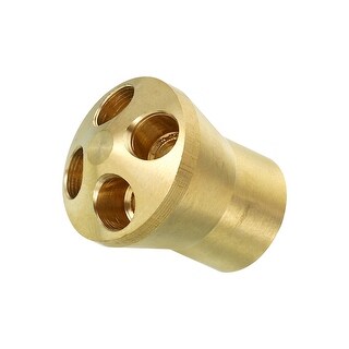Brass Liquid Distributor, 3/8 x 1/4 Inch 4 Hole Copper Joints Liquid ...
