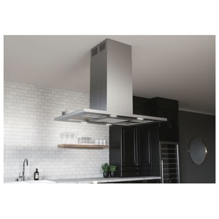 Zephyr Modena 200 - 600 CFM 42 Inch Wide Island Range Hood with - Bed ...