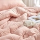 Summertime - Coma Inducer® Oversized Comforter - Vintage Pink - Bed ...