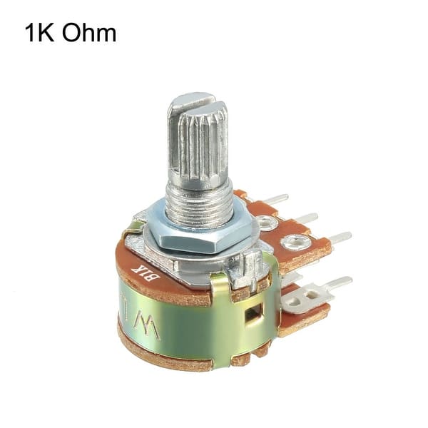 WH148 1K Ohm Variable Resistors Dual Carbon Film Taper Potentiometer ...