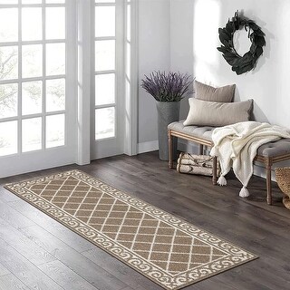 Brown Rug for Hallway Living room Laundry Room High Traffic Areas - 24 ...