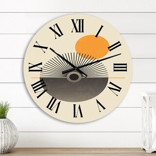 Designart 'Minimalistic Japanese Geometric Vintage Designs II' Mid ...