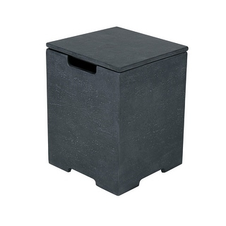 Elementi Plus 21 in. H Concrete Propane Tank Cover with Removable Lid ...
