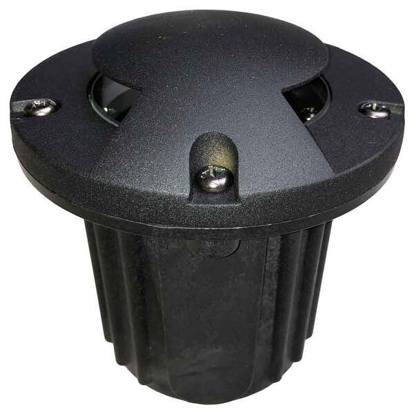 12V 5" Composite In Ground Well Light w/ Brass Bi-Directional Cover ...
