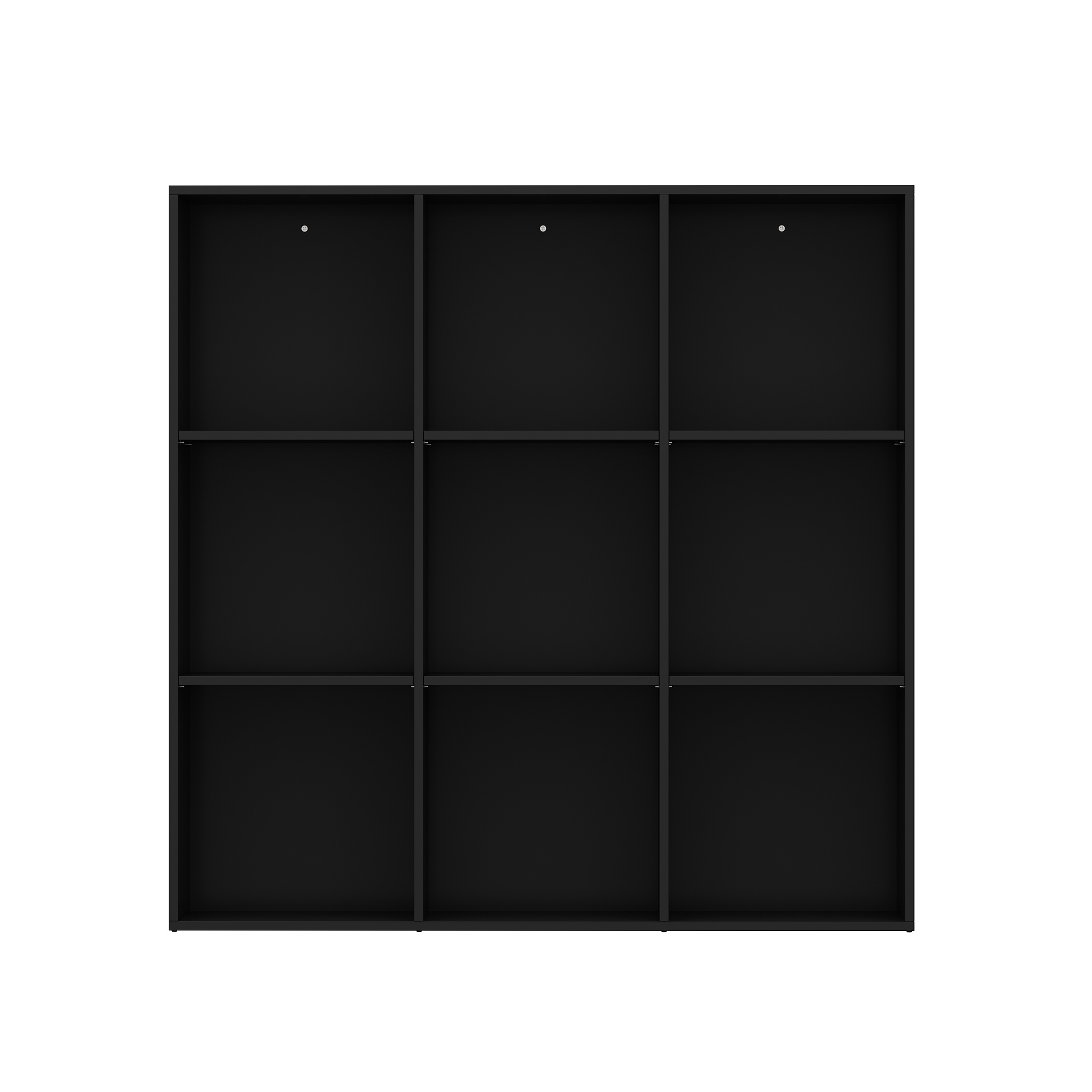 47.2 Black 3x3 Cube Storage Bookcase Organizer Bookshelves