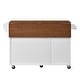 Christopher Knight Home - Kitchen Island Cart MDF & Tempered Glass with ...