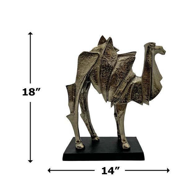 18 Inch Tall Decorative Handmade Aluminum Modern Abstract Camel ...