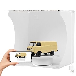 Mini Studio Light Box 9.4 in / 24 cm Foldable Photography Lighting ...