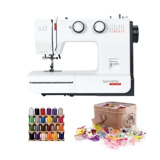 Bernette 33 Swiss Design Sewing Machine with Sewing Clips and Miniking ...