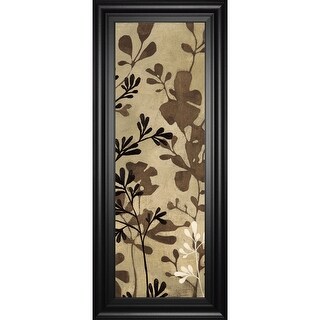 Espresso Brown White Rectangular Decorative Framed Wall Art 42" x 18 ...