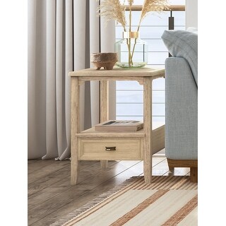 Gracewood Hollow Textured Wood End Table - 18 x 24 x 24 - Bed Bath ...
