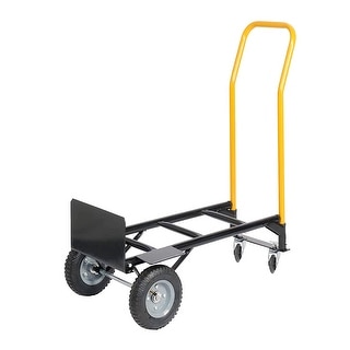 Heavy Duty Hand Truck 4 Wheel Push Cart with Swivel Wheels - Bed Bath ...