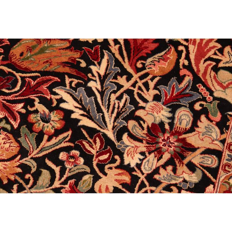 Gulshan Ayub Pak-Persian Annalee Black/Red Wool Rug (6'1 x 8'11) - 6'1 ...