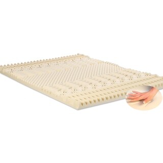 Select Luxury 2 Inch Gel Memory Foam 7-Zone Topper - N/A - Bed Bath ...